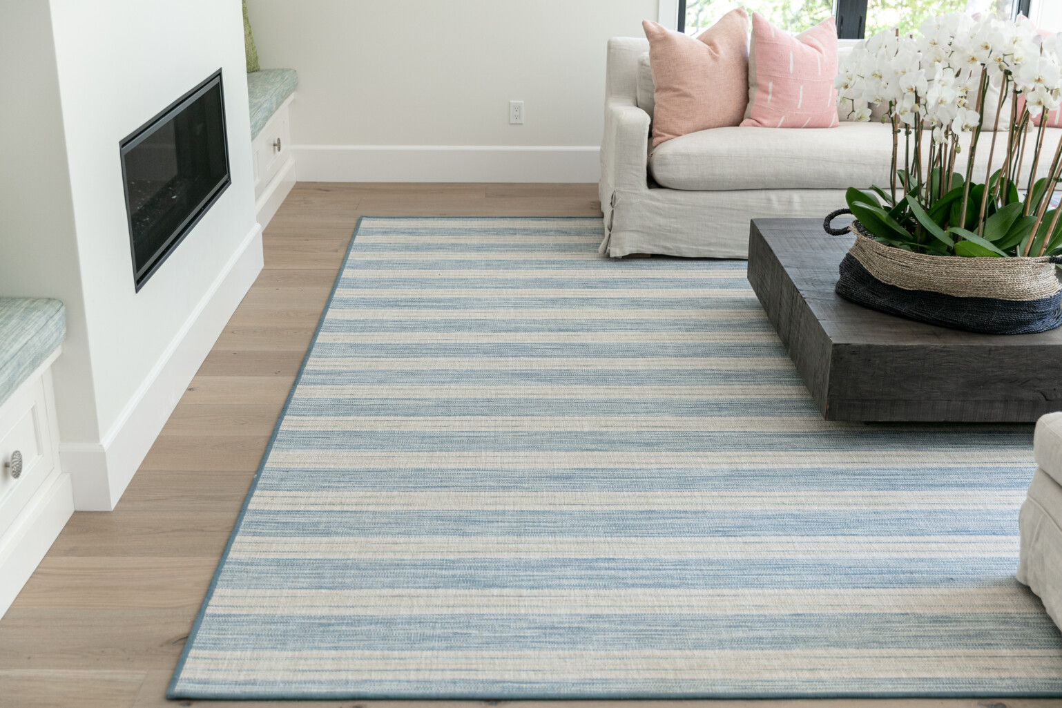 Linen Stripe (width 15'9") - Bellbridge Carpets